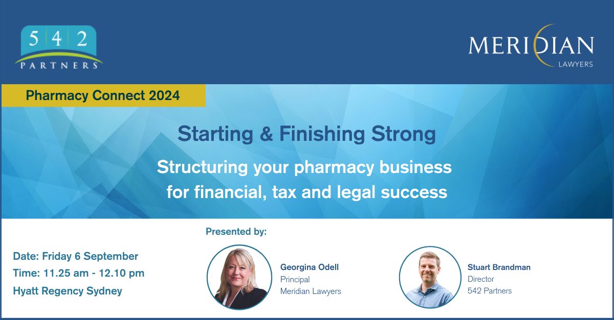 Pharmacy Connect 2024 | Starting & Finishing Strong - structuring your ...